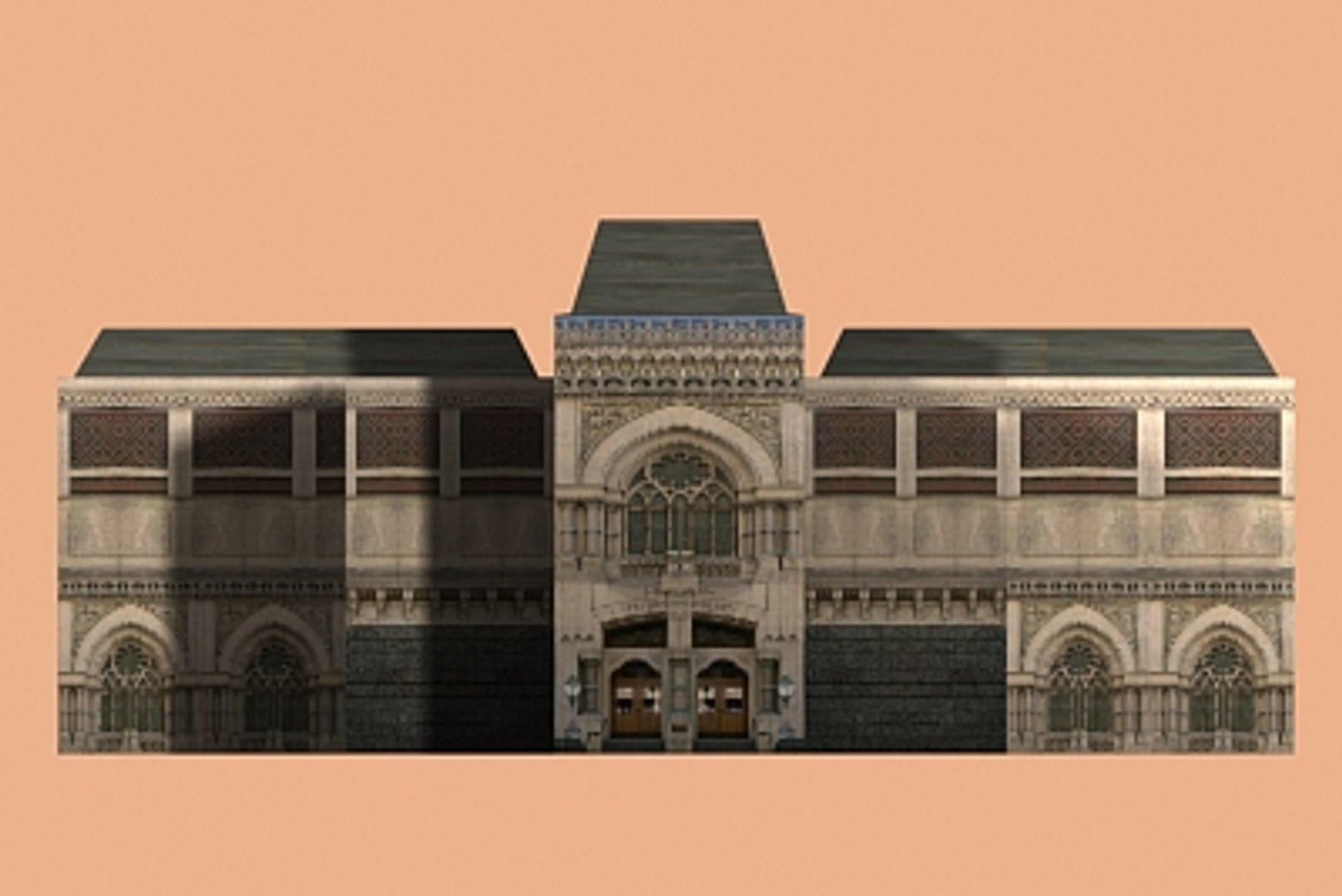 3d Ancient Building Model