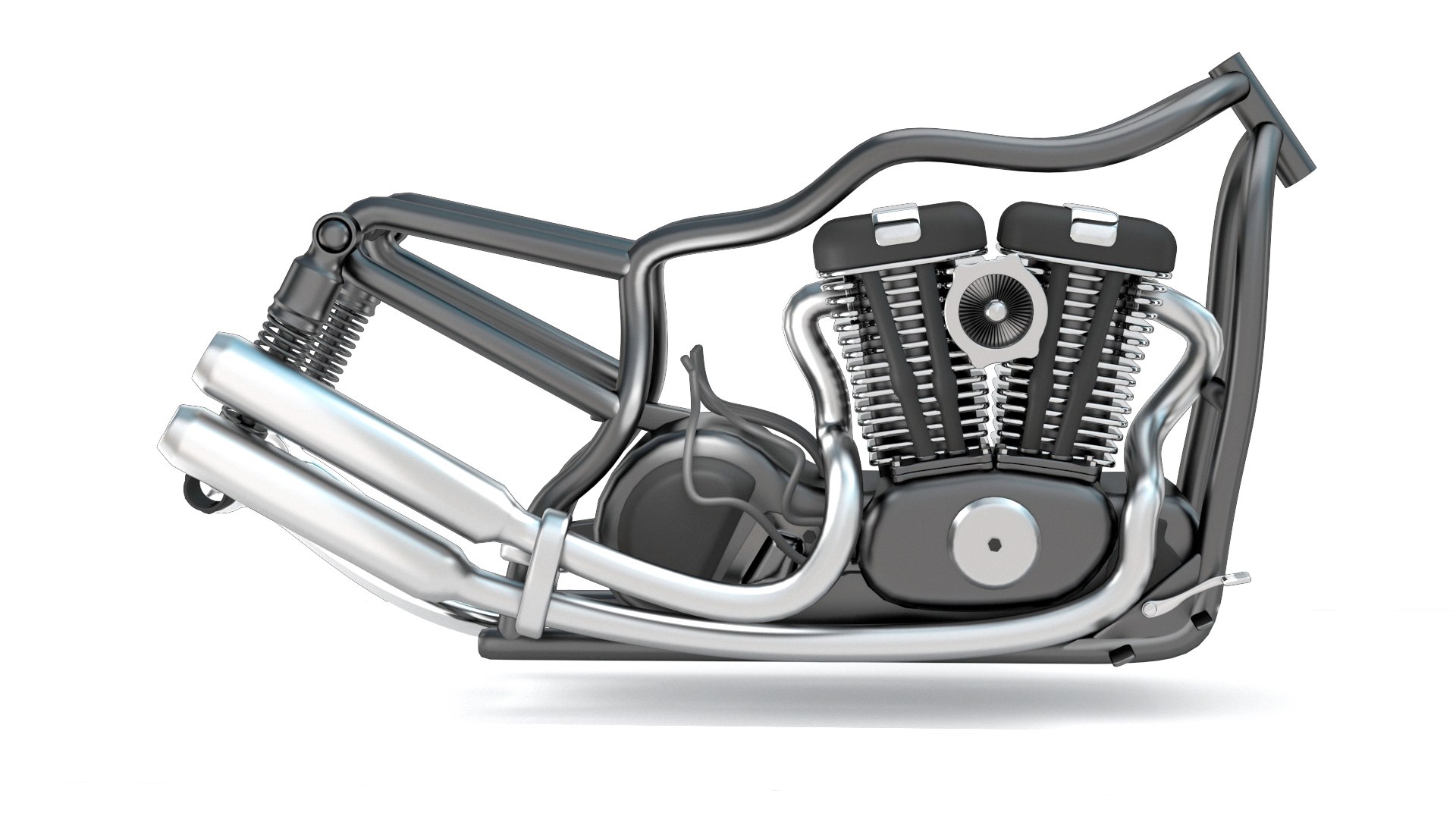 Motorcycle Base 4 3D - TurboSquid 2364822