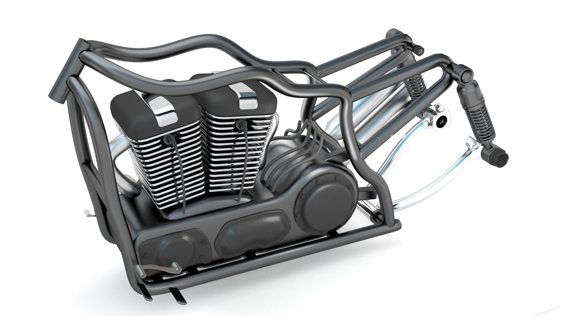 Motorcycle Base 4 3D - TurboSquid 2364822