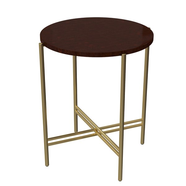 3D round end table model - TurboSquid 1861927