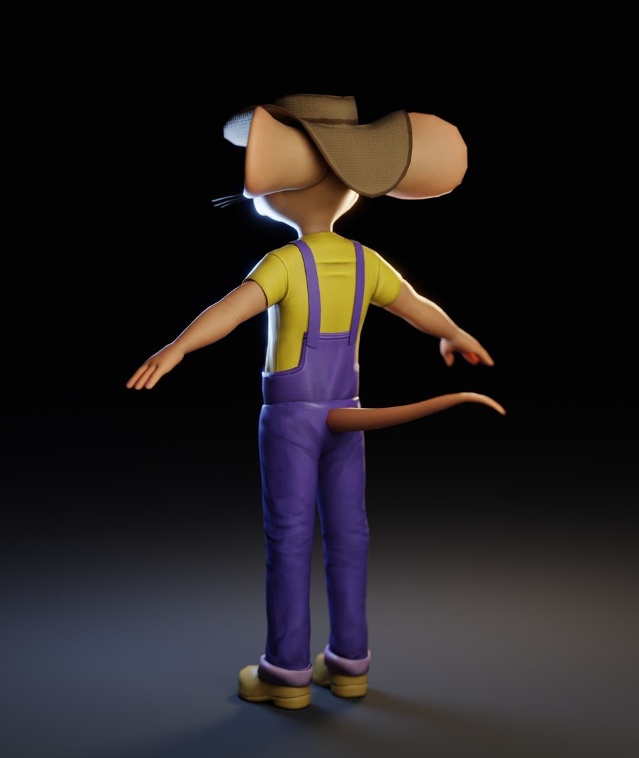 3D 3D MOUSE CHARACTER CARTOON - TurboSquid 2250348
