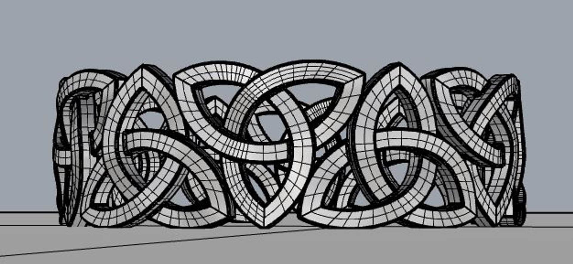 3D Celtic Knot Ring Model - TurboSquid 1396029