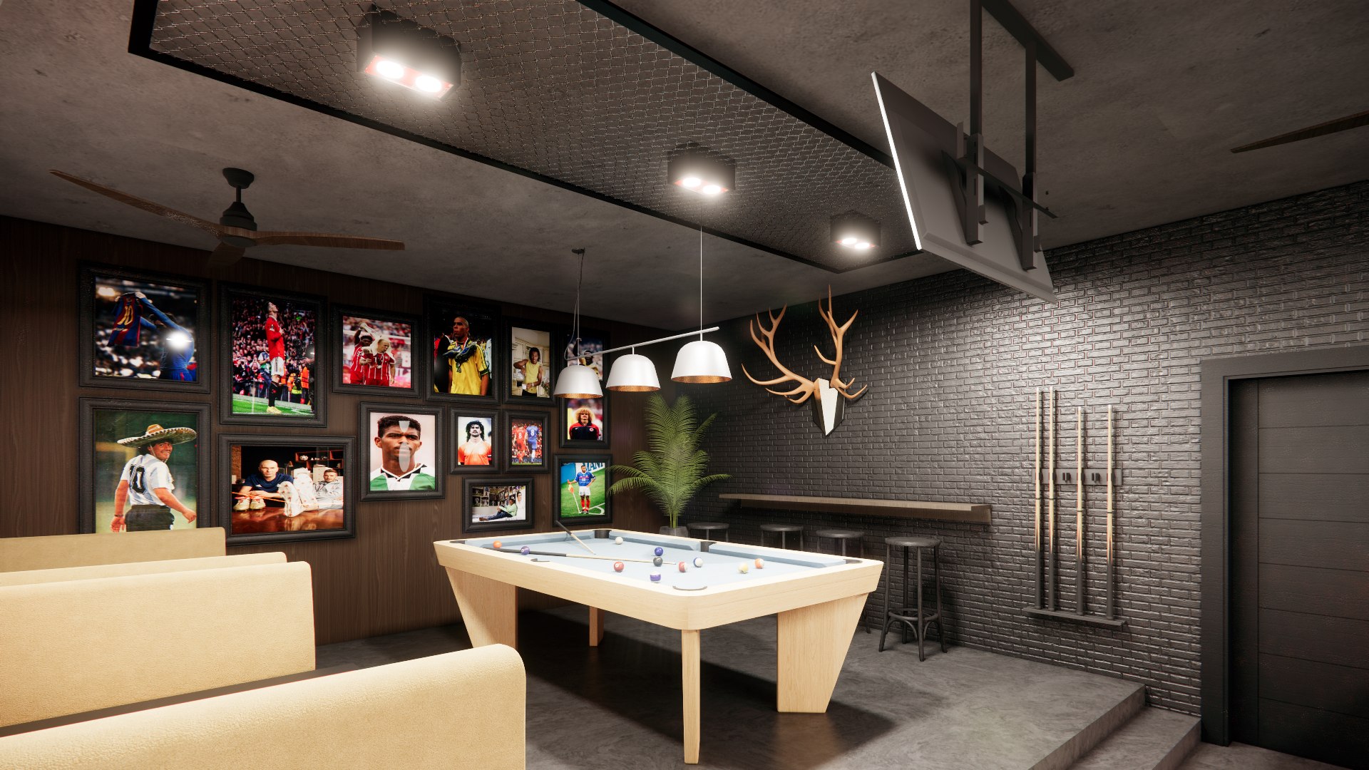 Bar 3D Model - TurboSquid 2357478