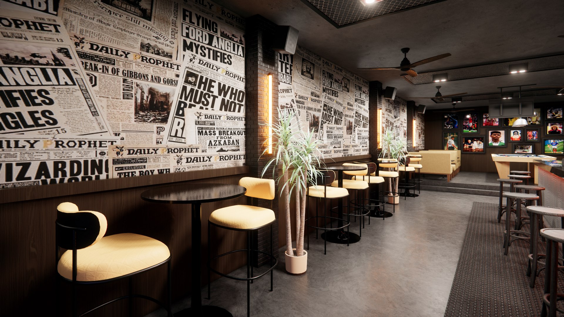 Bar 3D Model - TurboSquid 2357478