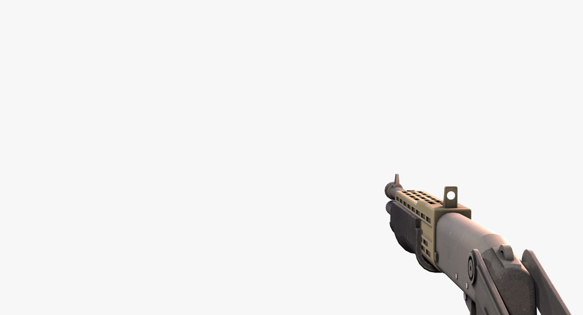 Spas-12 Shotgun 3d Obj