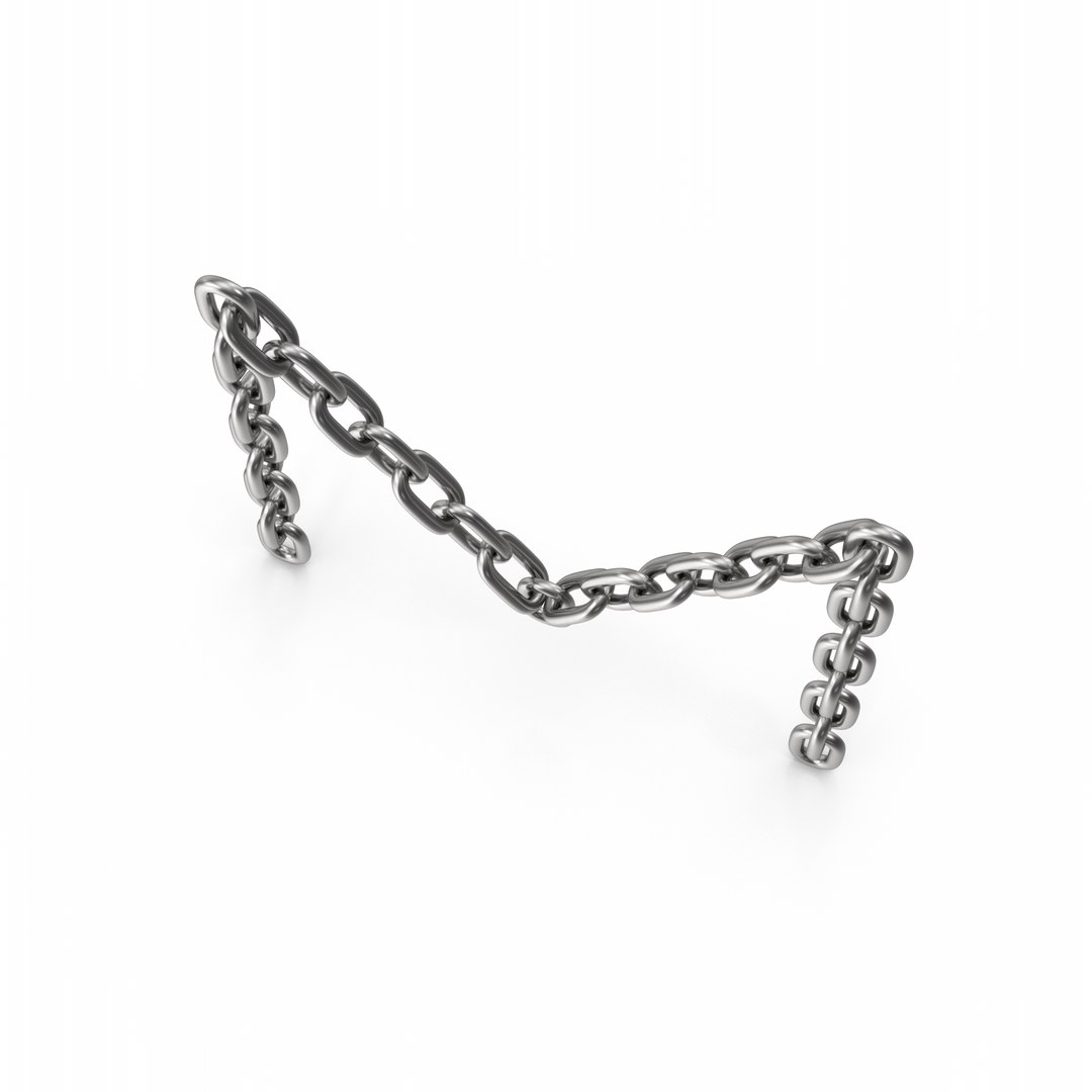 Chain Letter M 3D Model - TurboSquid 2023132