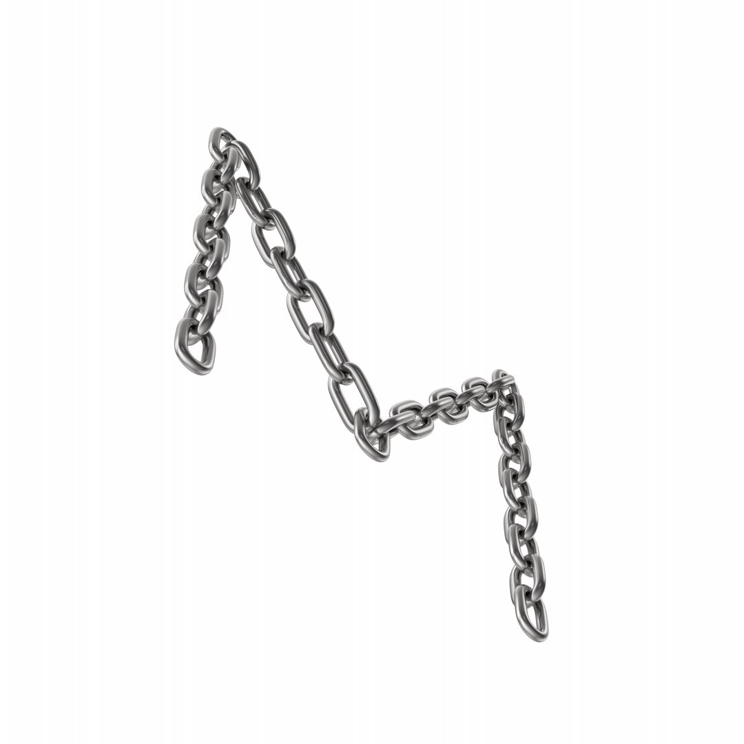 Chain Letter M 3D Model - TurboSquid 2023132