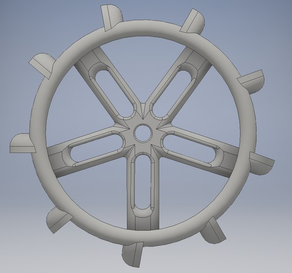 modelo 3d Rc Paddle Tire 12mm hex. - TurboSquid 993513