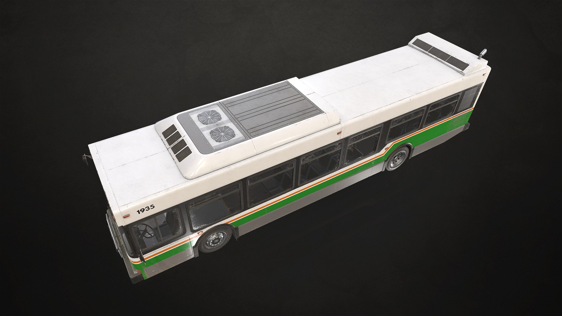 3D City Bus V3 - Low Poly - TurboSquid 2134701