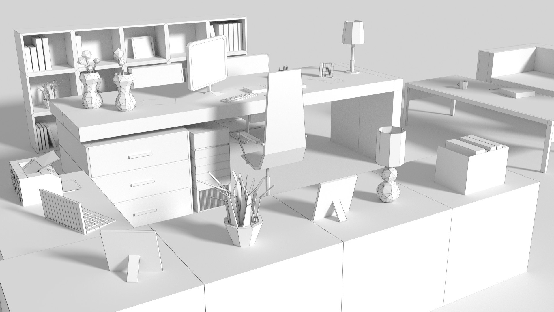 3D Manager Room Model - TurboSquid 1197193