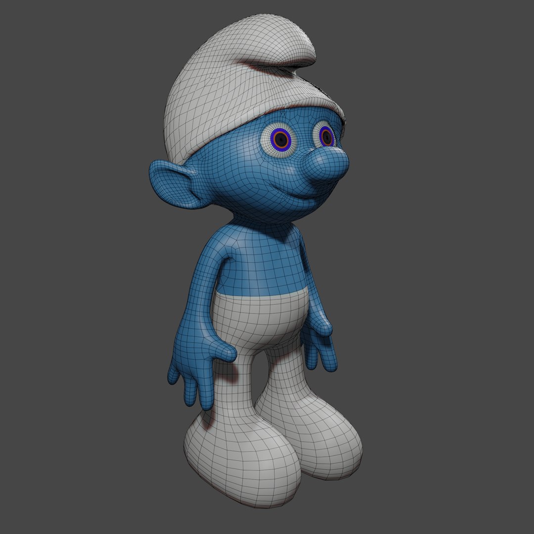 Smurf character 3D model - TurboSquid 1952022
