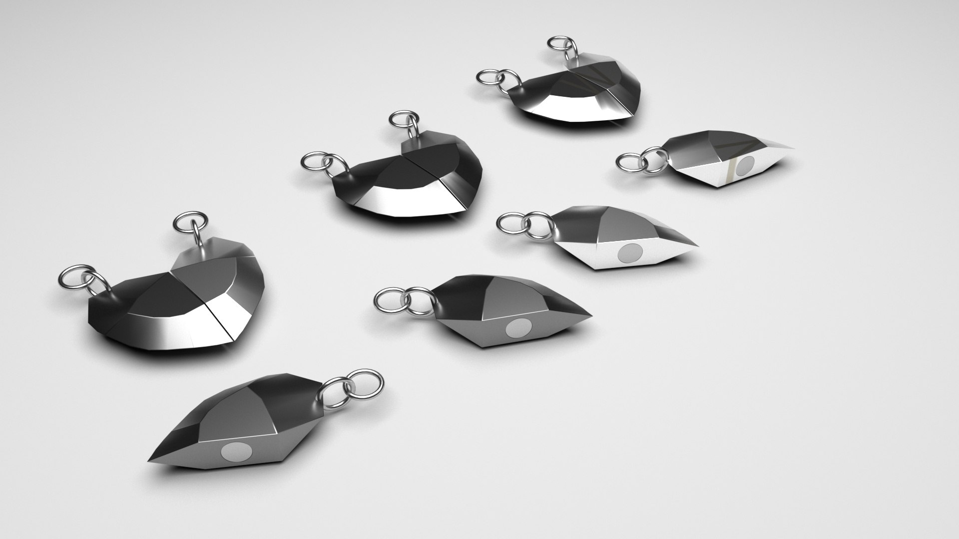 Print Ready Magnetic Pendants 3D model - TurboSquid 1814584