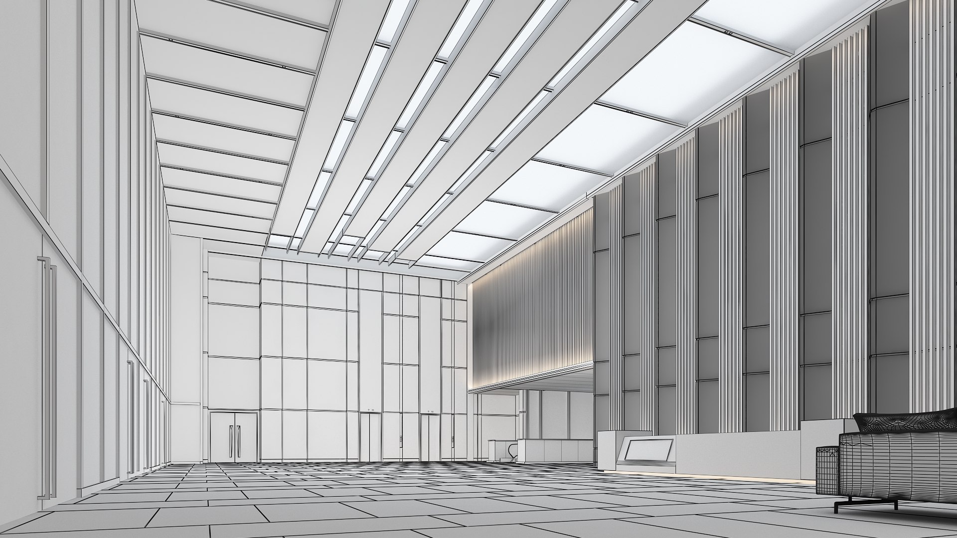 Modern Hall 15 3D - TurboSquid 2084406