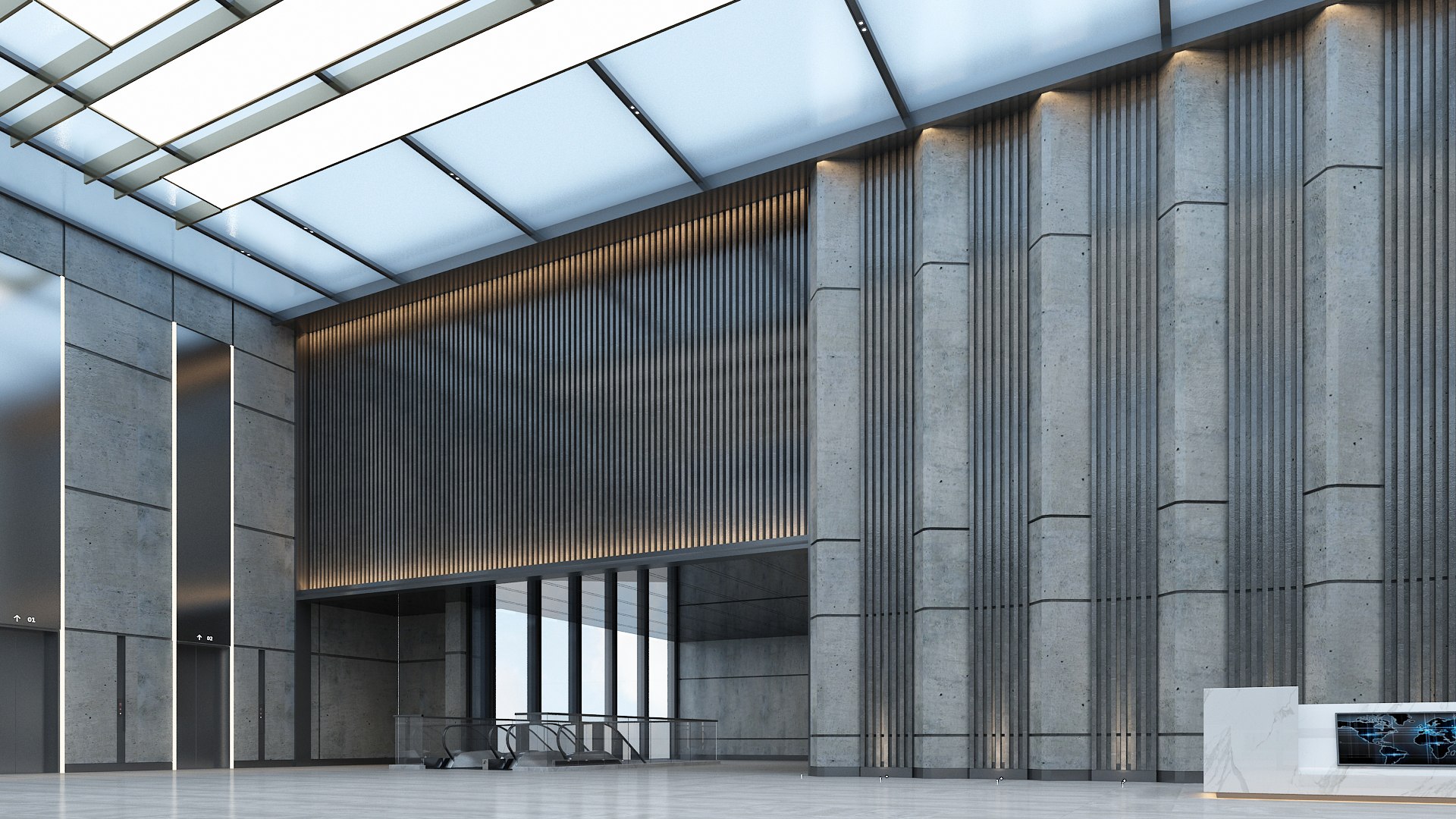 Modern Hall 15 3D - TurboSquid 2084406