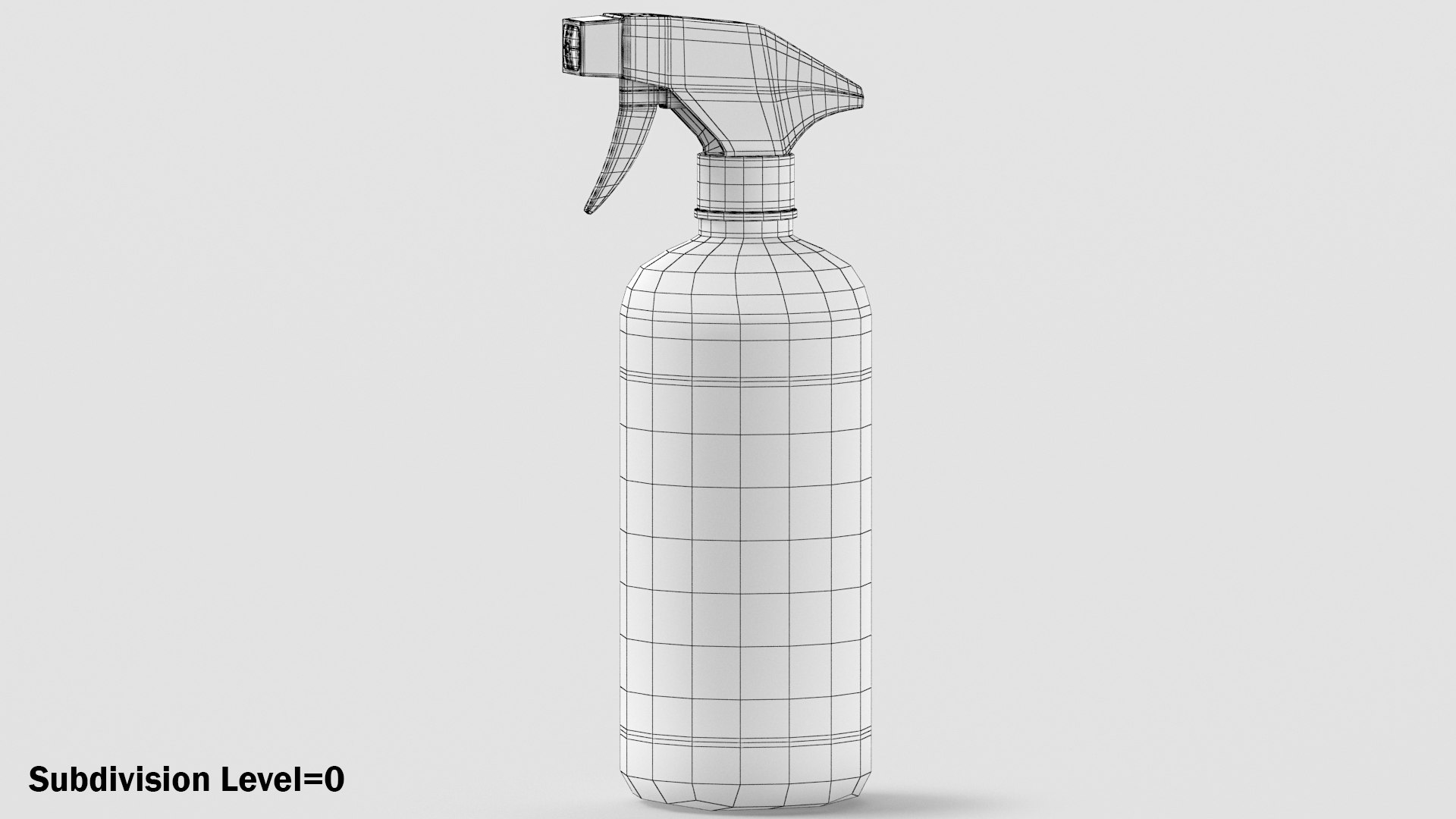 3D Editable Spray Bottle Model - TurboSquid 1583402