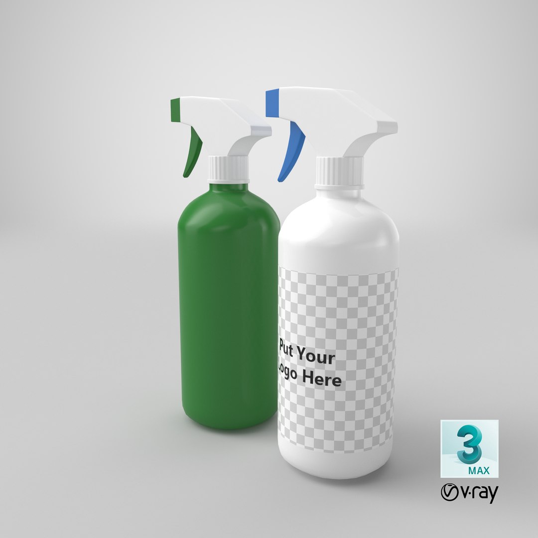 3D Editable Spray Bottle Model - TurboSquid 1583402