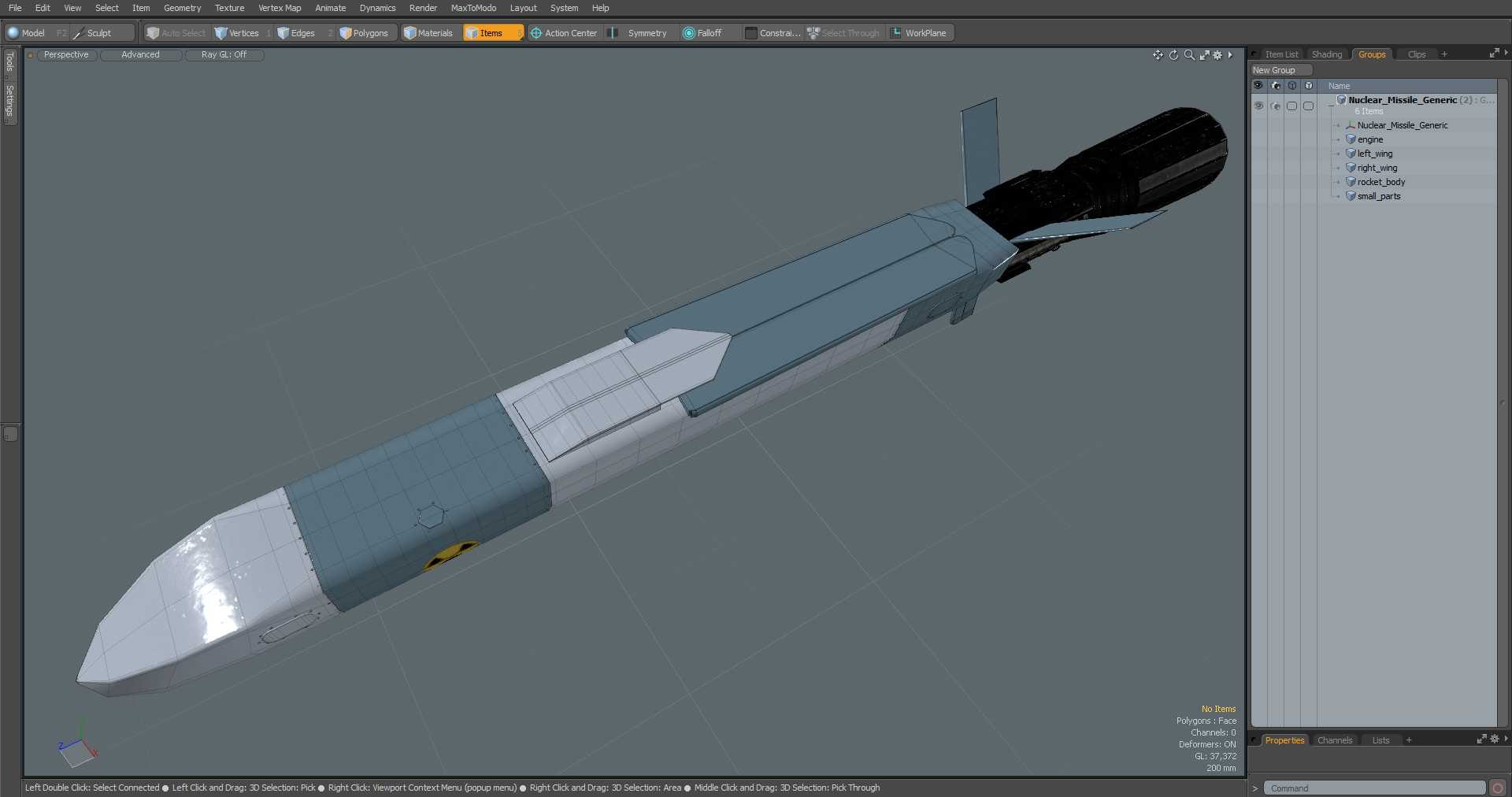 Nuclear Missile Generic Model - TurboSquid 2230655