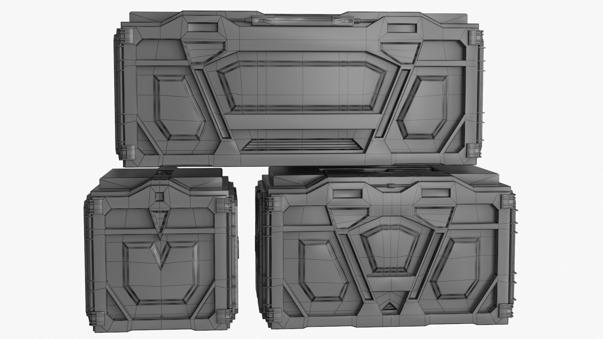 3D Sci-fi Container Collection - TurboSquid 2116672