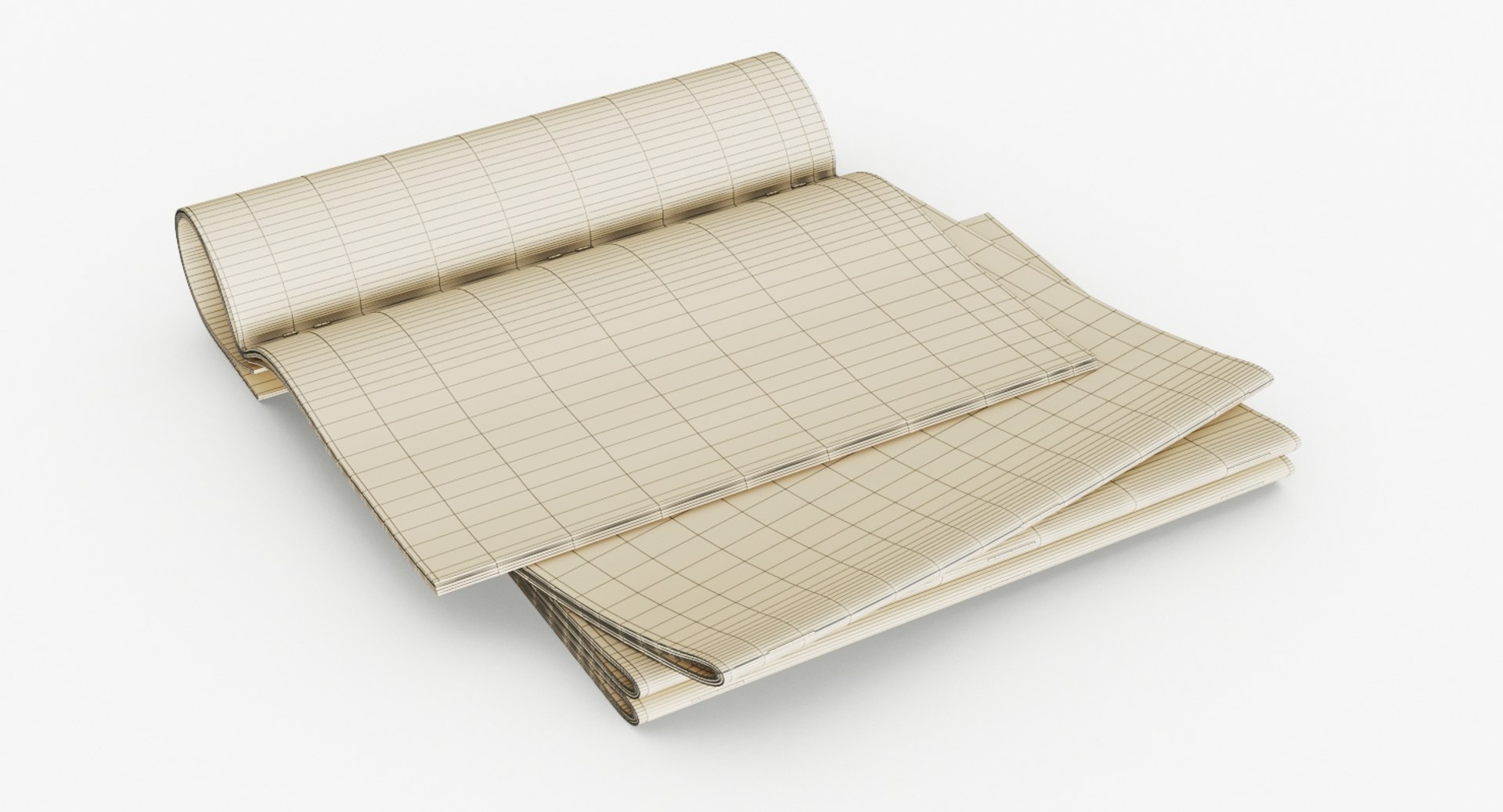 3D model realistic magazine open mix - TurboSquid 1331587