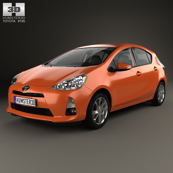 トヨタプリウスC本社インテリア20123Dモデル - TurboSquid 1236620