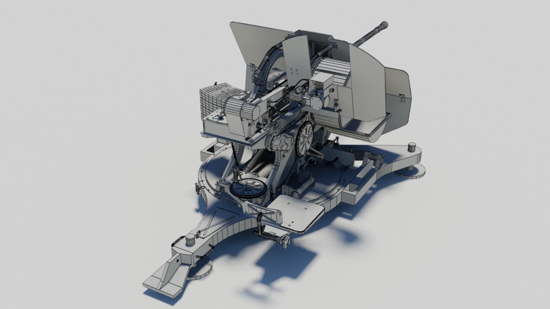 FLAK 38 Stationary Tan 3D Model - TurboSquid 1808021