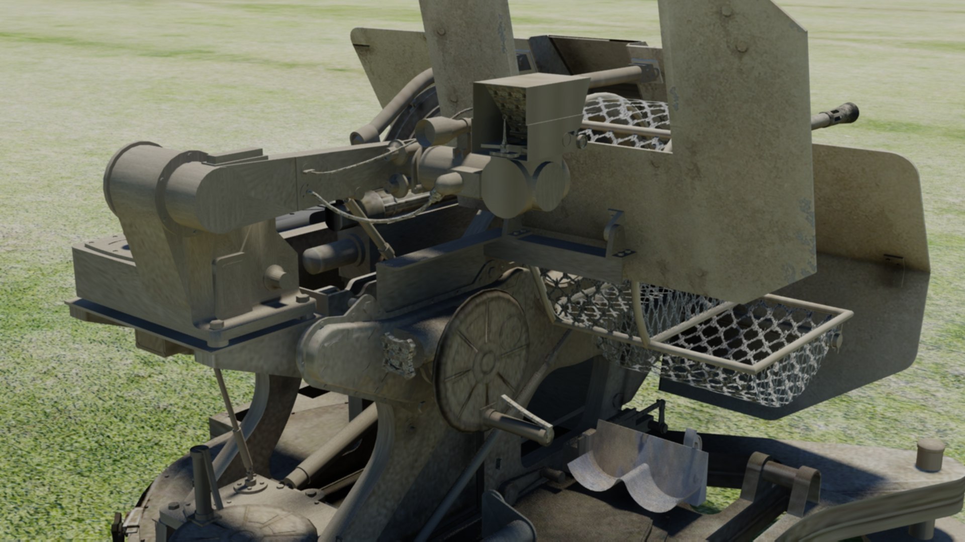 FLAK 38 Stationary Tan 3D Model - TurboSquid 1808021