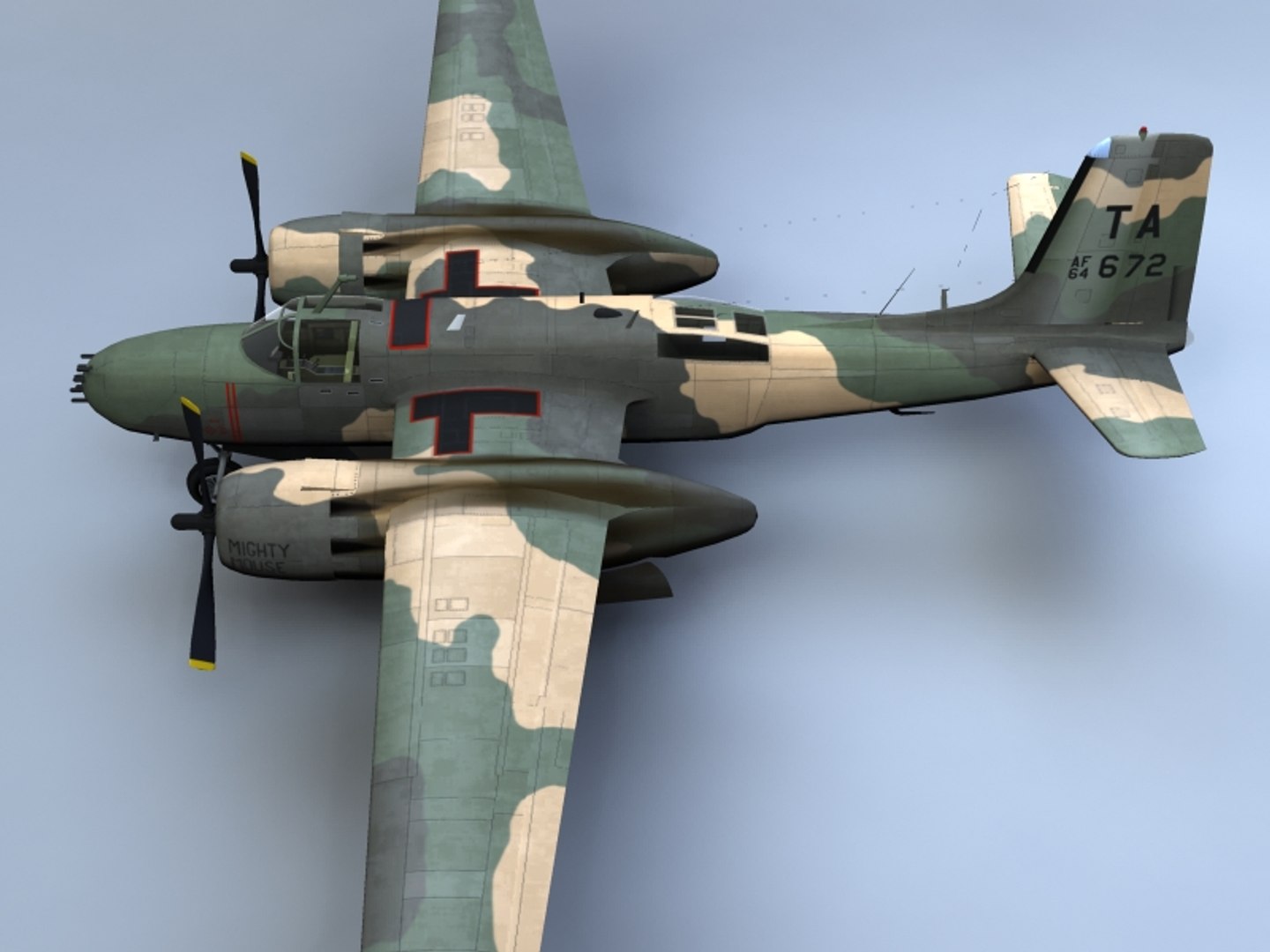 A-26 Invader Bomber A-26k Max