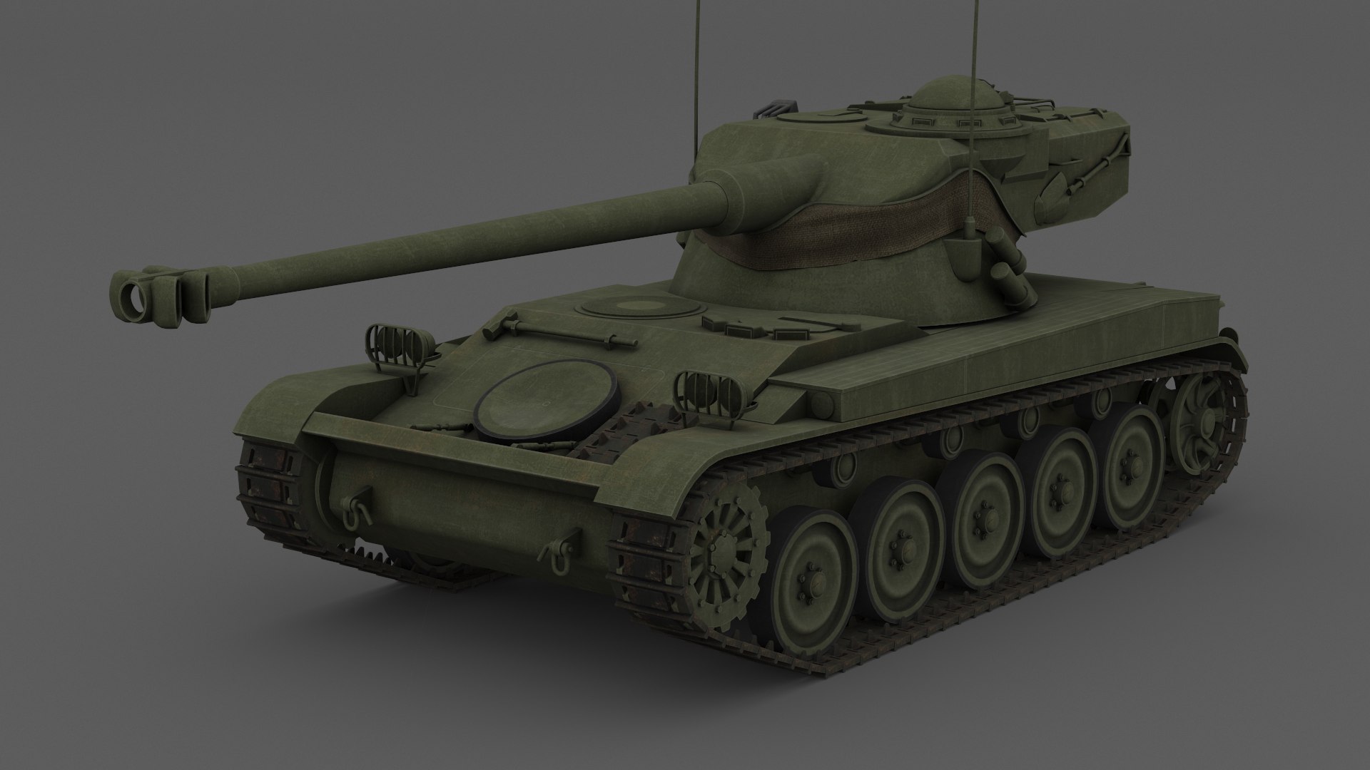 AMX-13 French Light Tank 3D - TurboSquid 1958848
