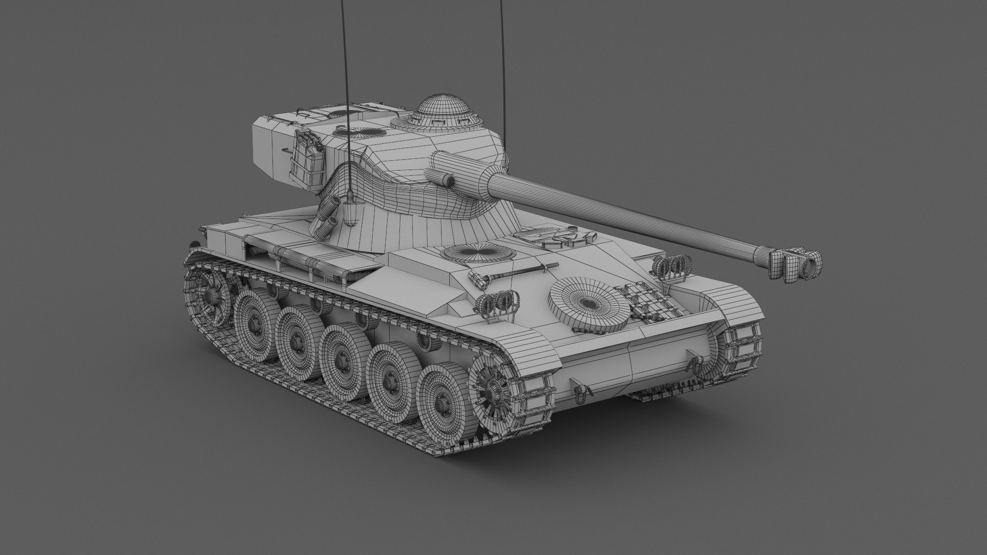 AMX-13 French Light Tank 3D - TurboSquid 1958848