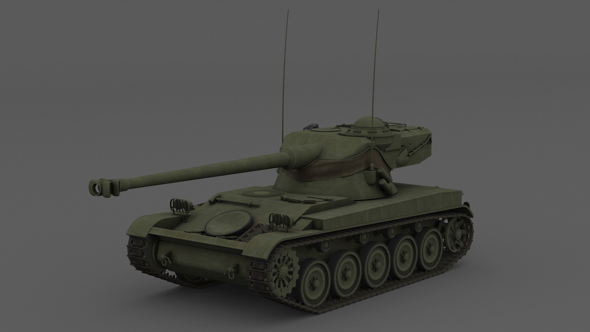 AMX-13 French Light Tank 3D - TurboSquid 1958848