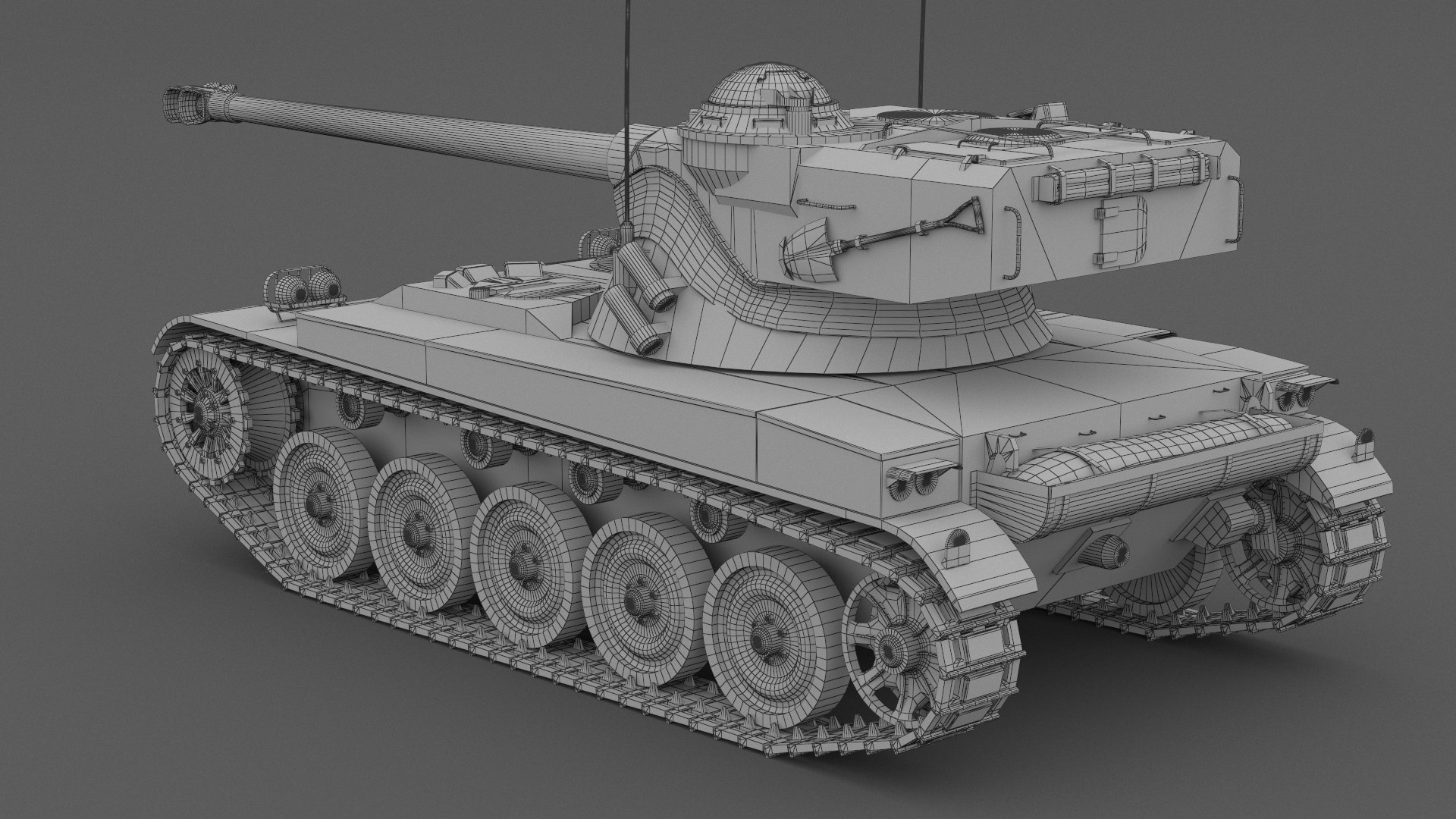 AMX-13 French Light Tank 3D - TurboSquid 1958848