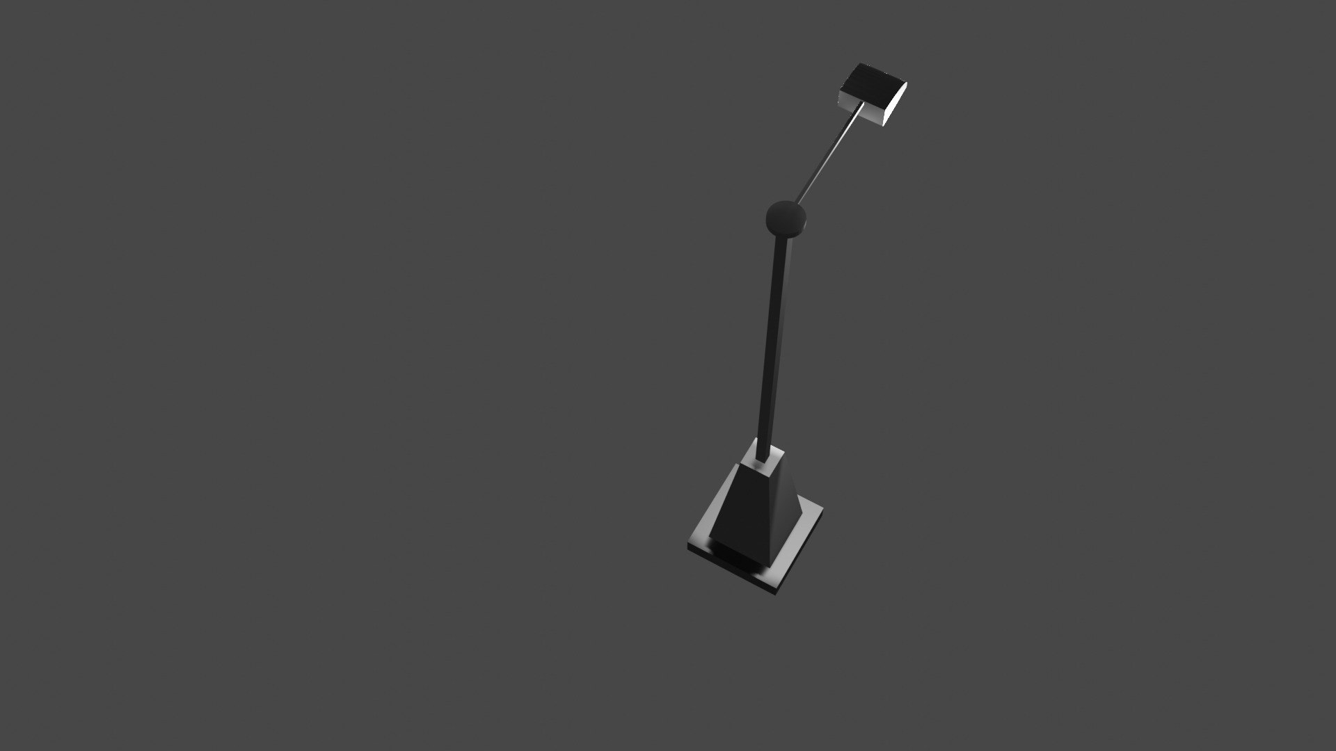 3D Model Modern Street Lamp With Minimalist Design - TurboSquid 2351593