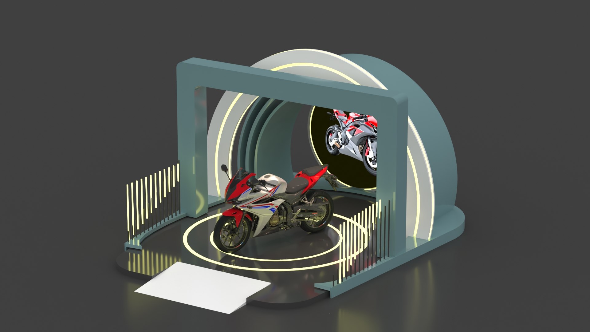 Bike-show Exhibition 3D Model - TurboSquid 2260182