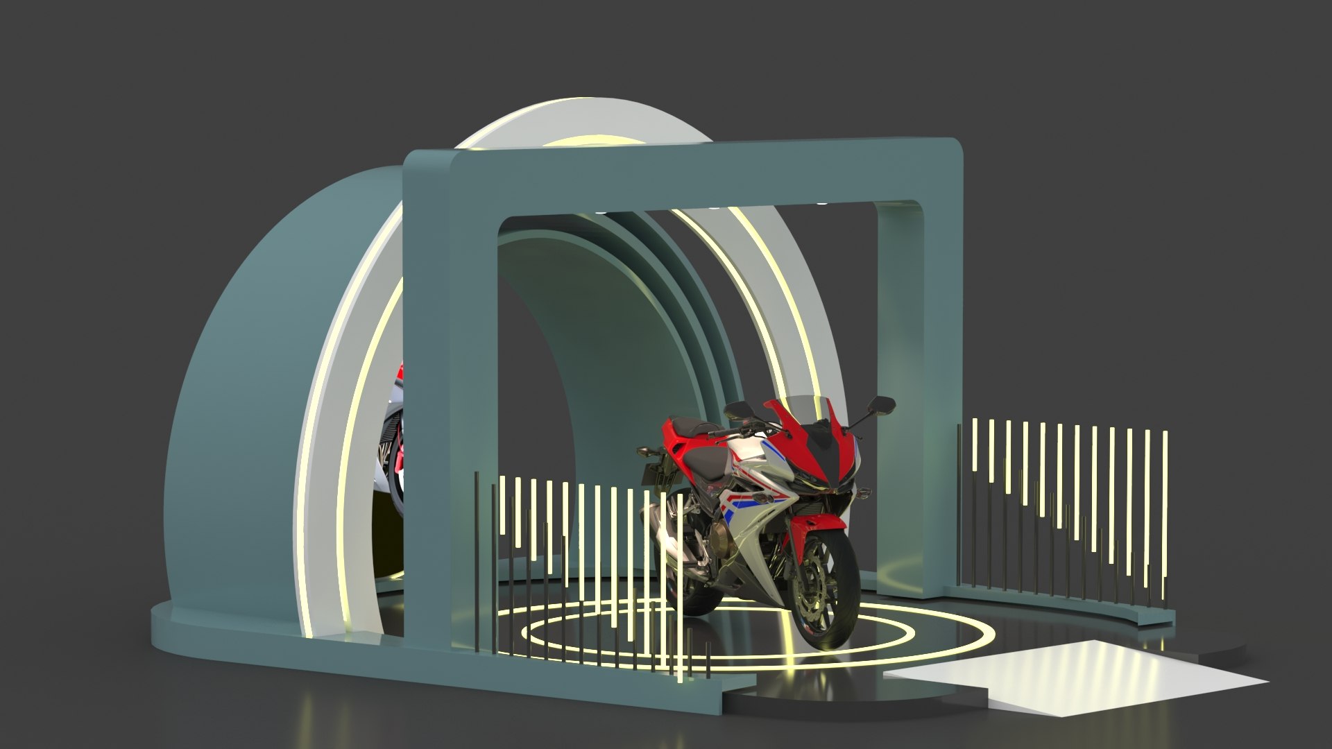Bike-show Exhibition 3D Model - TurboSquid 2260182