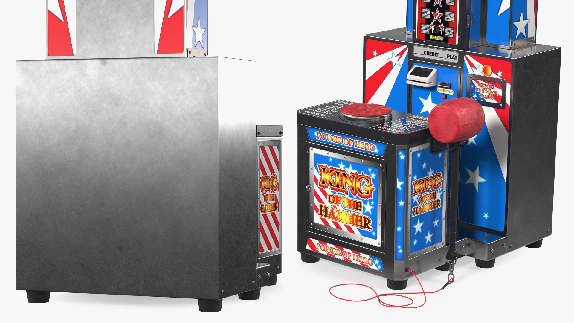 Modern High Striker Strength Tester Machine 3D Model - TurboSquid 1736952