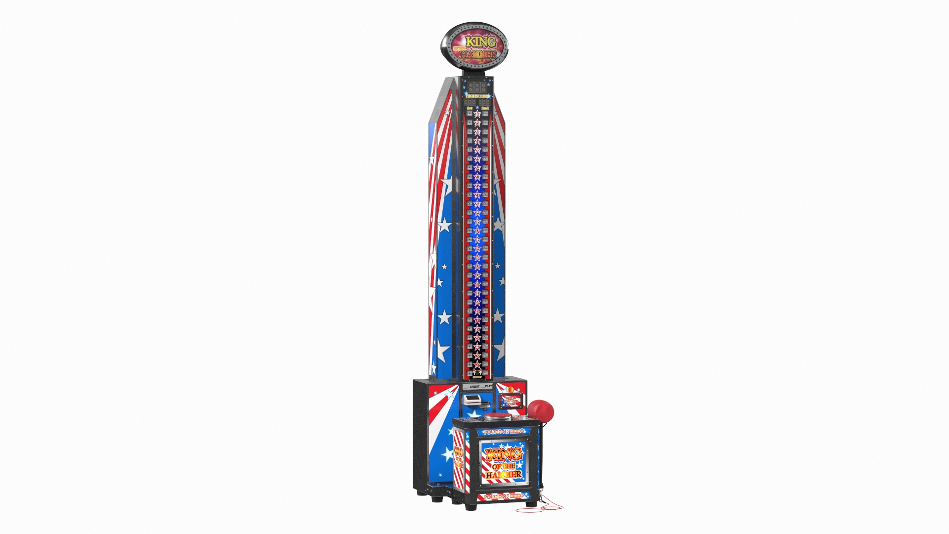Modern High Striker Strength Tester Machine 3D Model - TurboSquid 1736952
