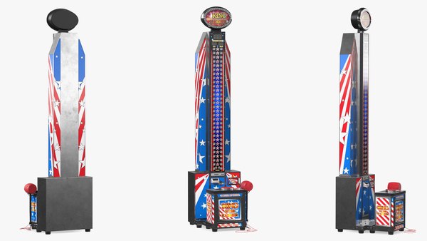 Nowoczesna maszyna do testowania wytrzymałości High Striker Model 3D ...