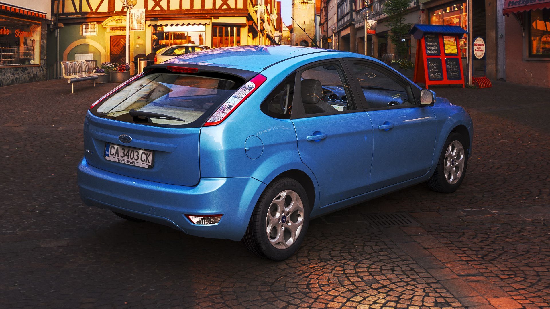 Ford Focus Hatchback 2008 3D - TurboSquid 2051068