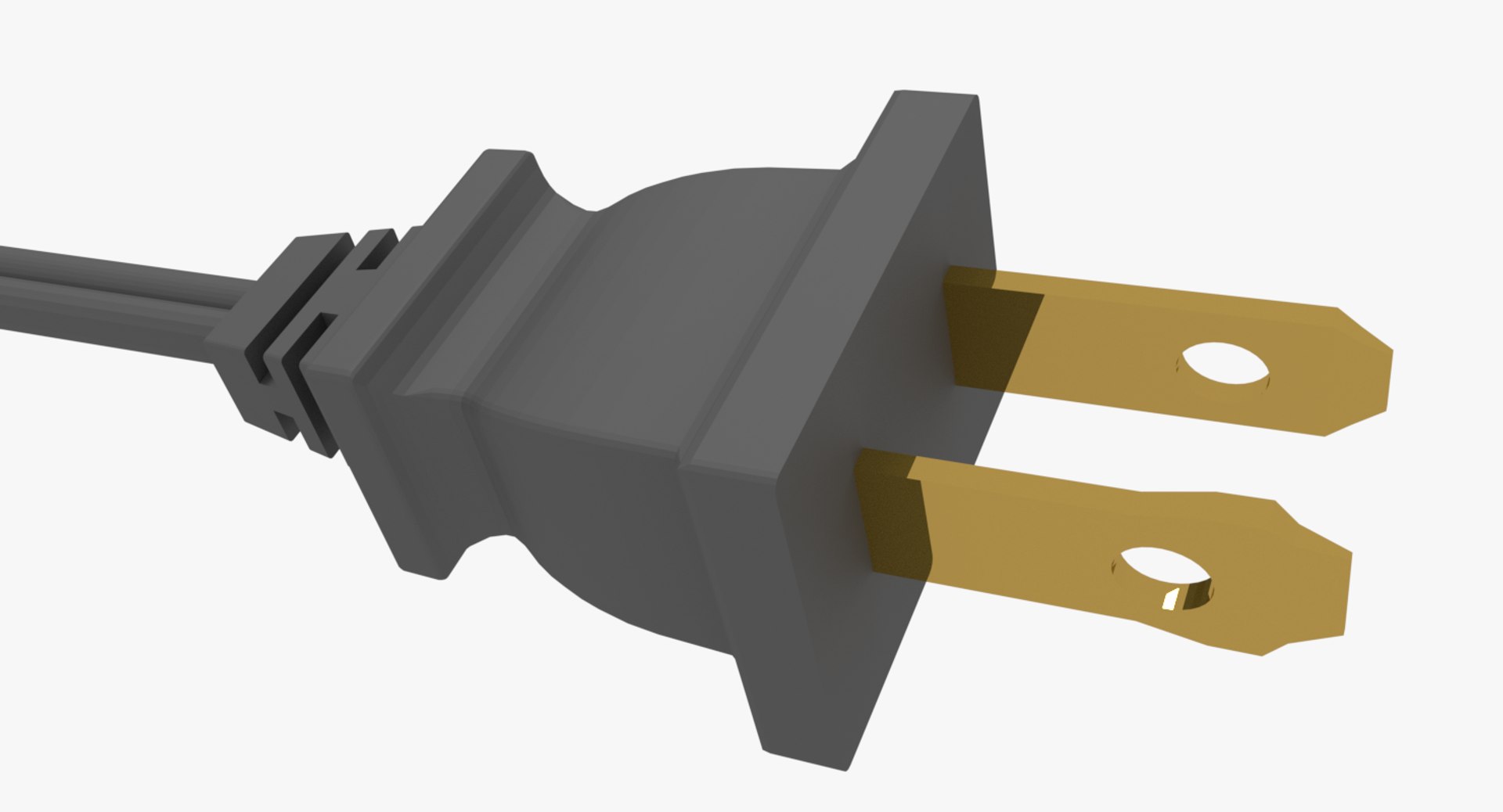 3D Electric Power Plug - TurboSquid 1304830