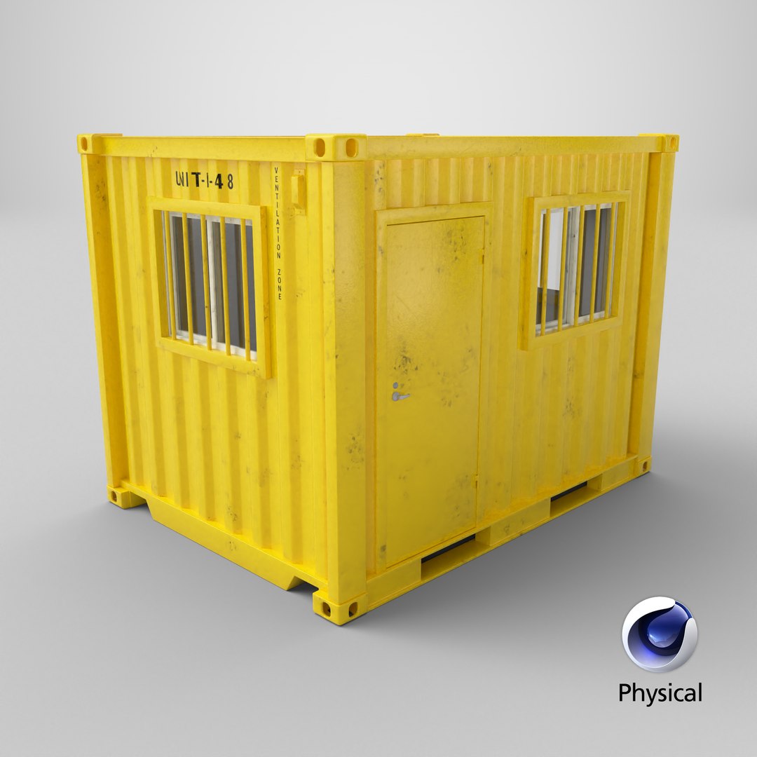 3D 10ft Modified Shipping Container Room - Versatile Modular Space ...