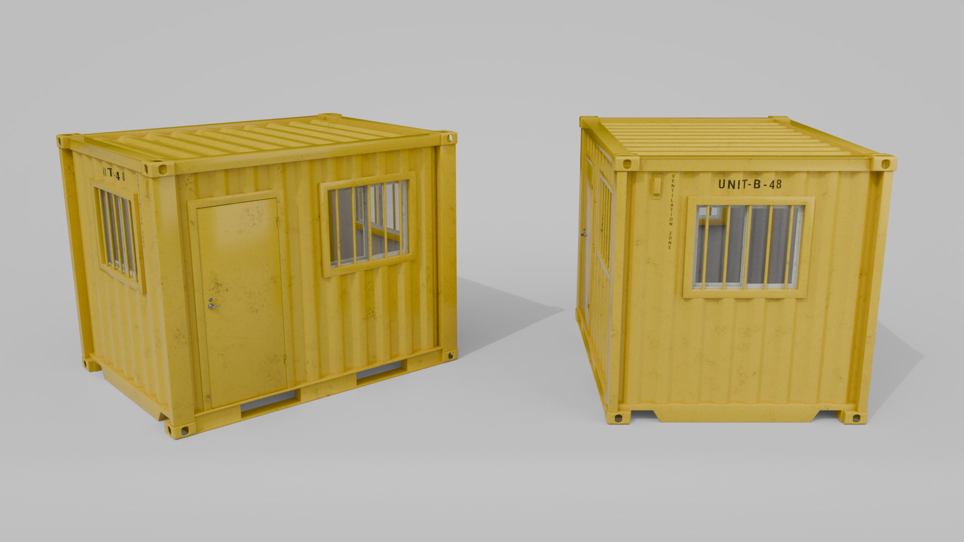 3D 10ft Modified Shipping Container Room - Versatile Modular Space ...