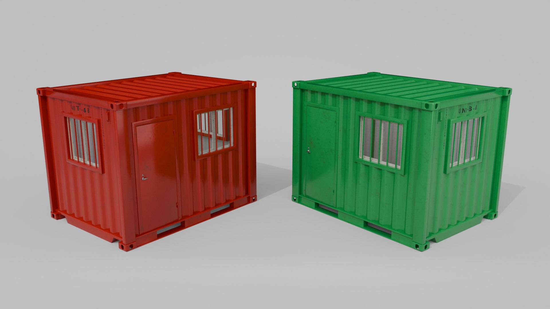 3D 10ft Modified Shipping Container Room - Versatile Modular Space ...