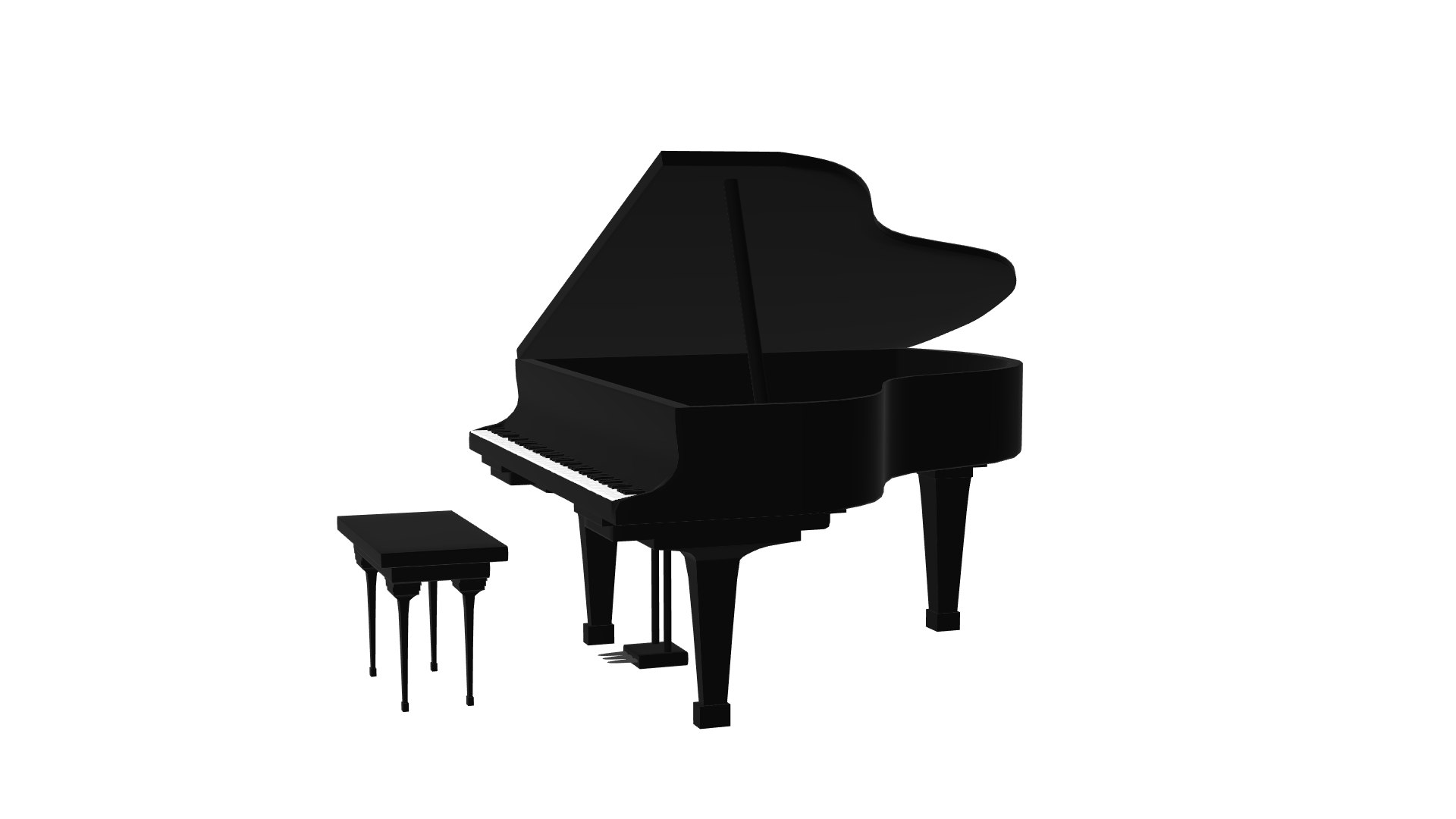 Music Piano Instruments Model - TurboSquid 1596420