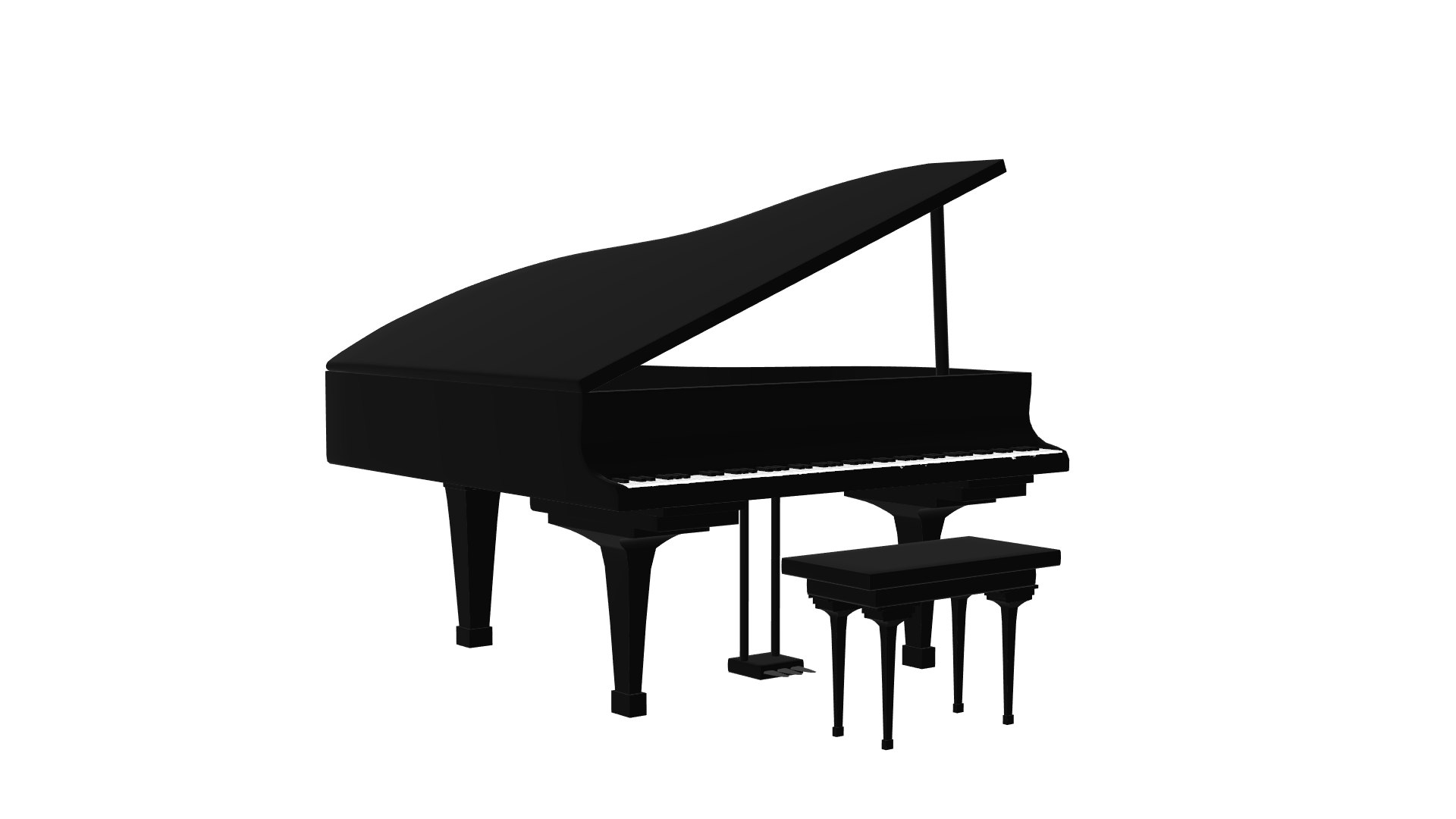 Music Piano Instruments Model - TurboSquid 1596420