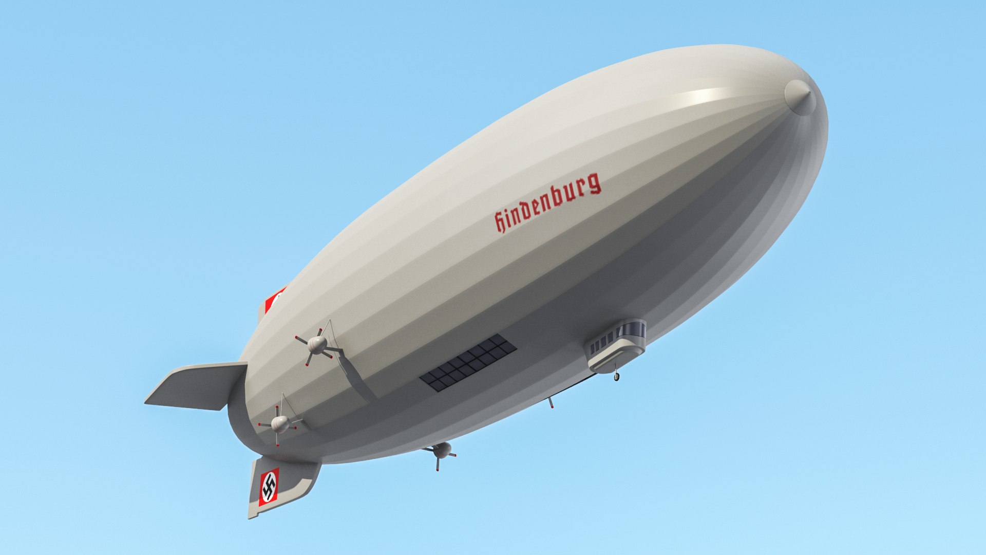 The Hindenburg Blimp 3D - TurboSquid 1827002