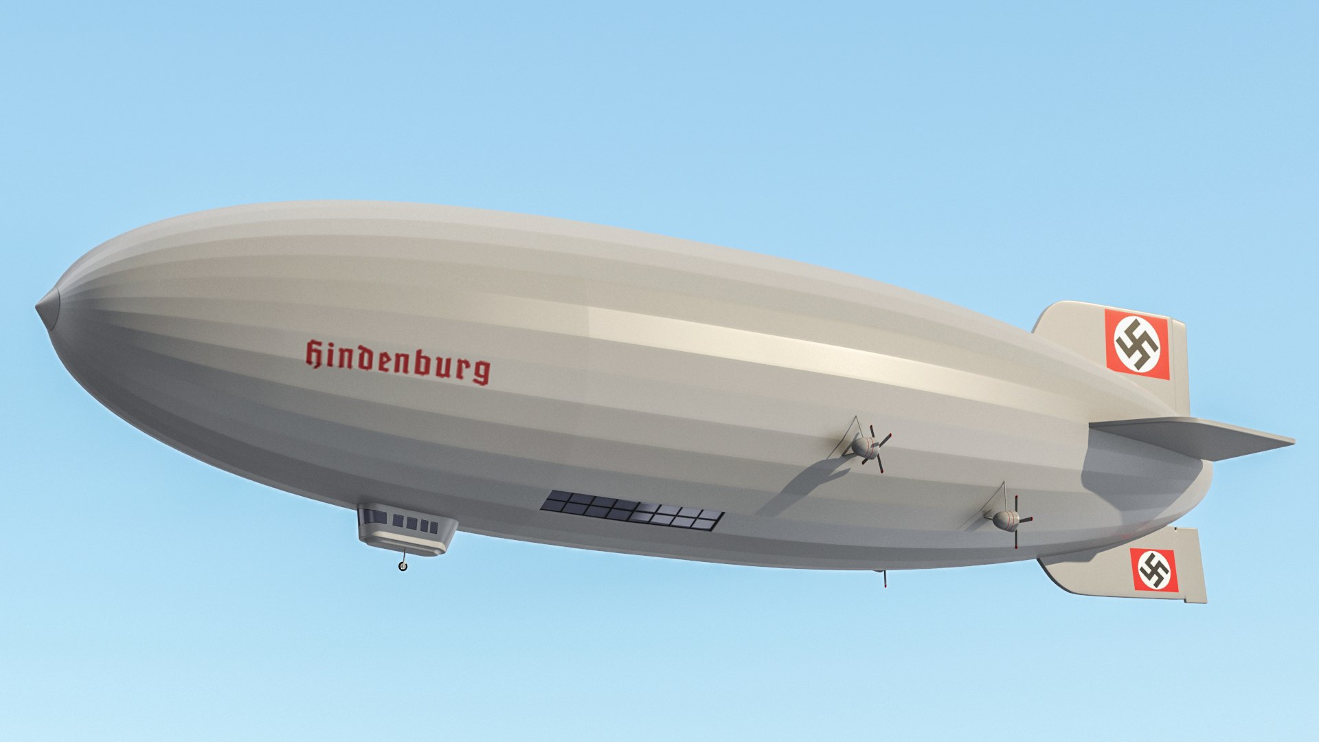 The Hindenburg Blimp 3D - TurboSquid 1827002