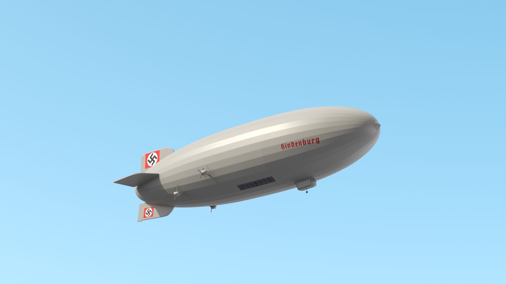 The Hindenburg Blimp 3D - TurboSquid 1827002
