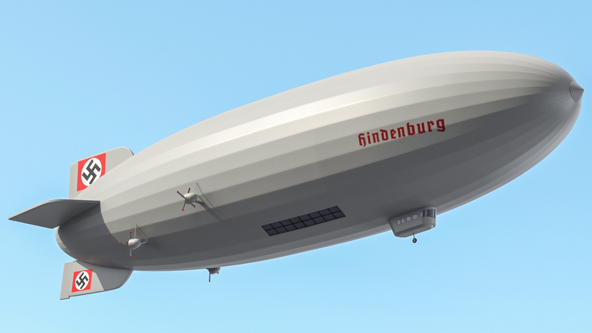 The Hindenburg Blimp 3D - TurboSquid 1827002