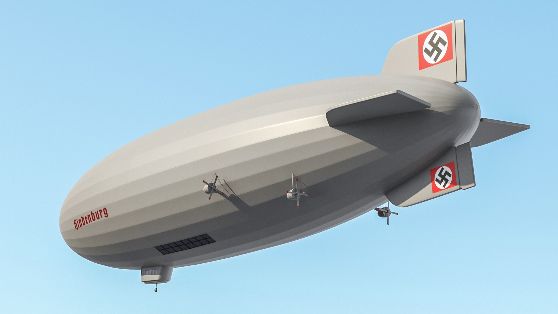 The Hindenburg Blimp 3D - TurboSquid 1827002
