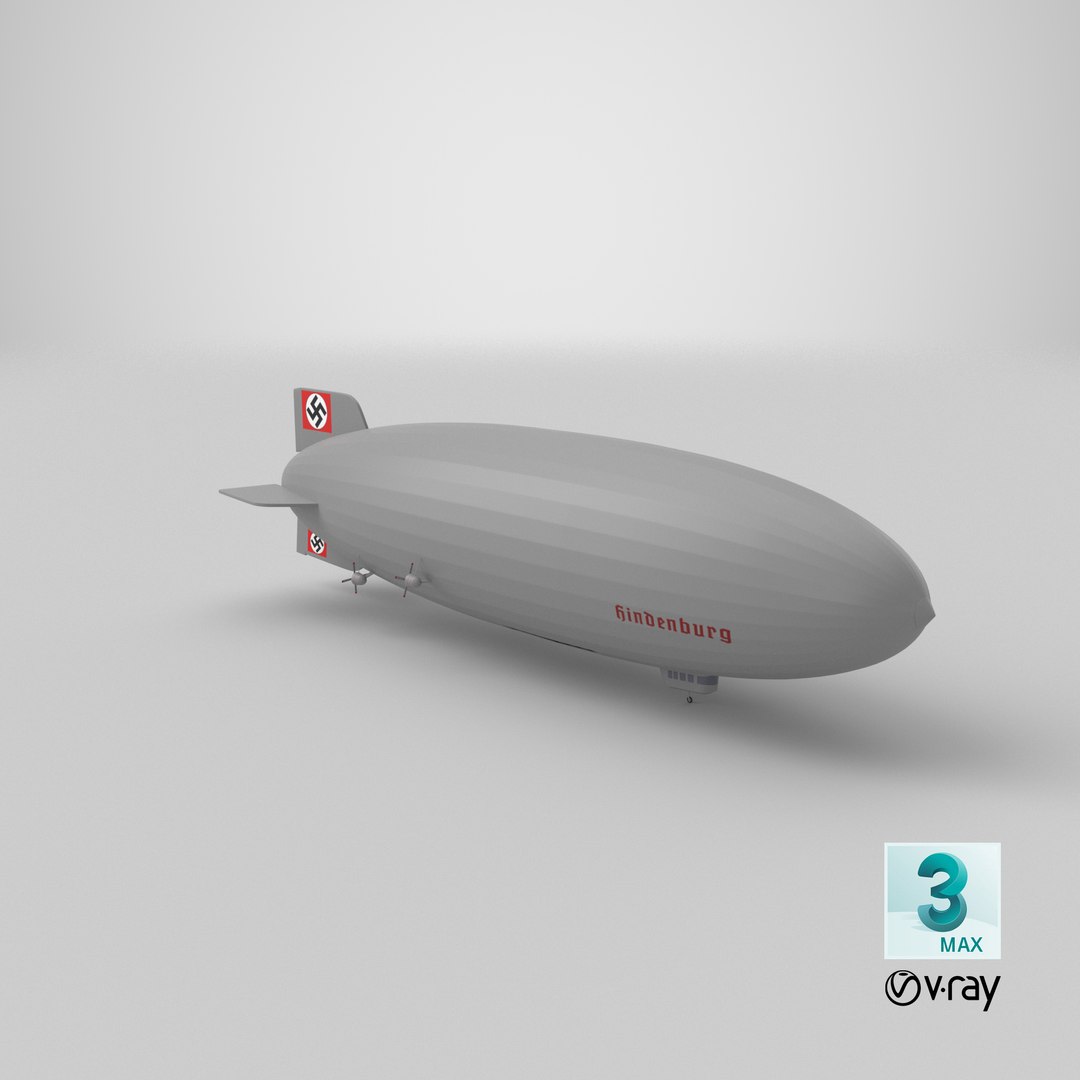 The Hindenburg Blimp 3D - TurboSquid 1827002